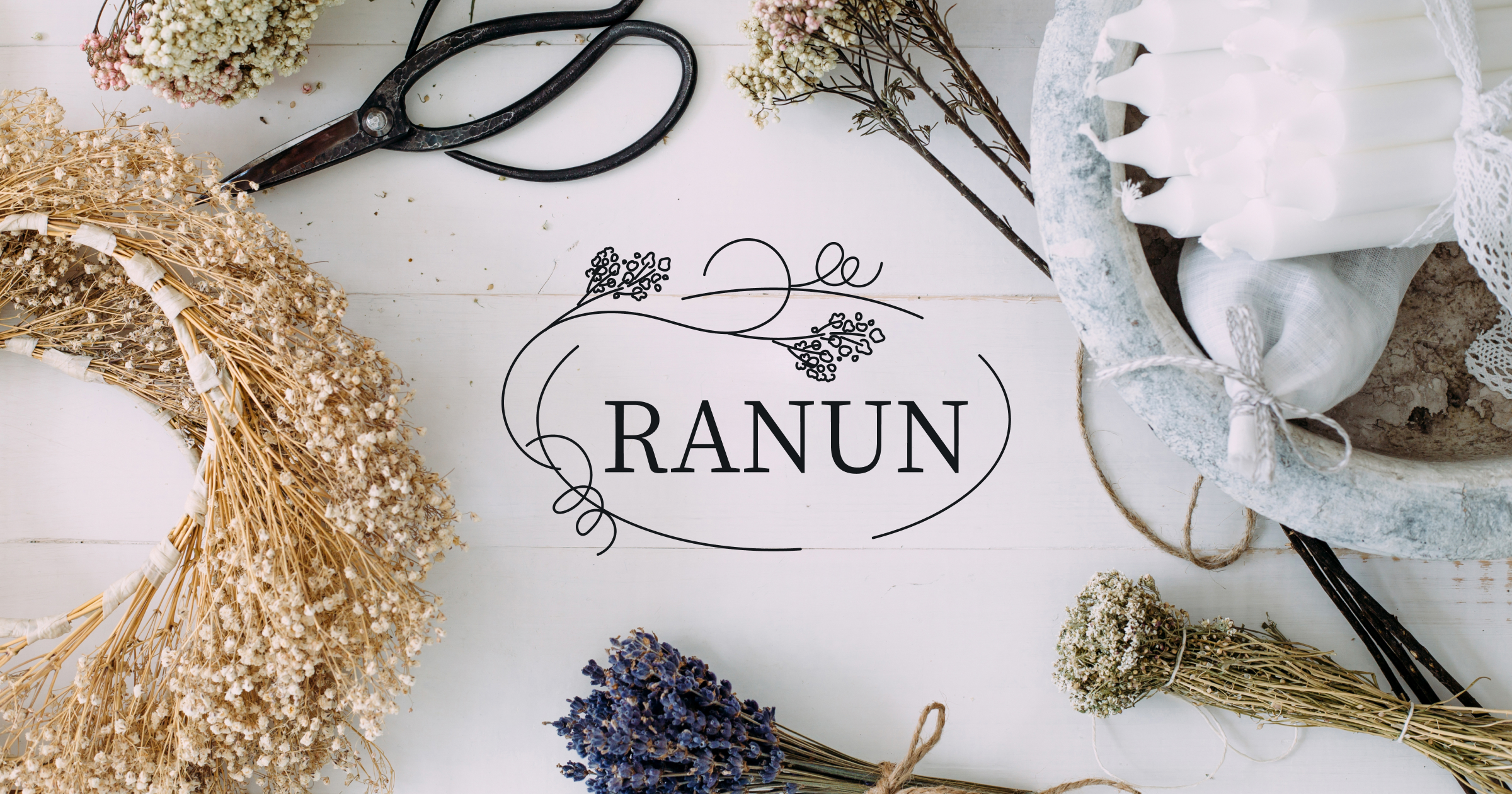 RANUN - 東京都品川区のドライフラワーレッスン 花材販売 お花の教室